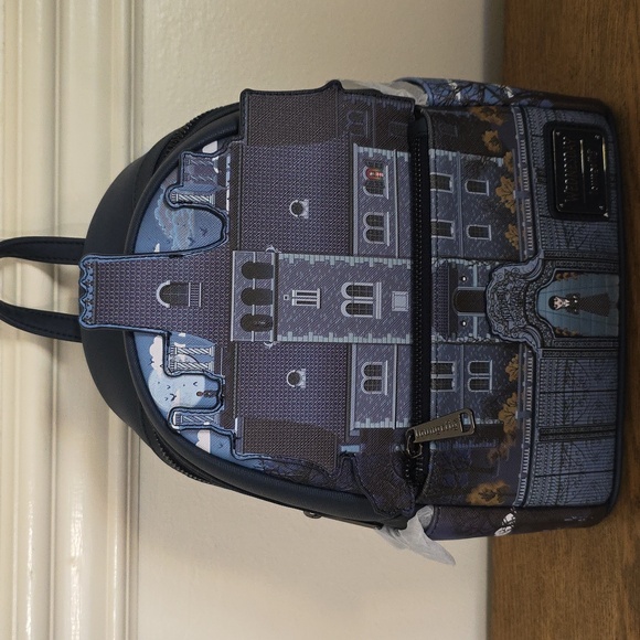 Loungefly | Bags | Loungefly Mgm Wednesday Nevermore Academy Mini ...